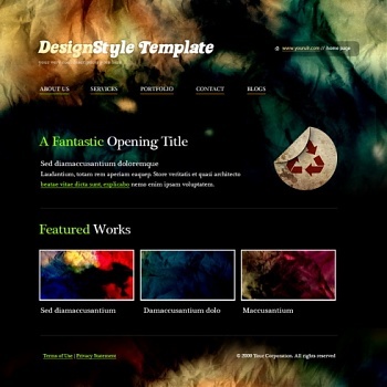 Abstract - Website Templates - DreamTemplate
