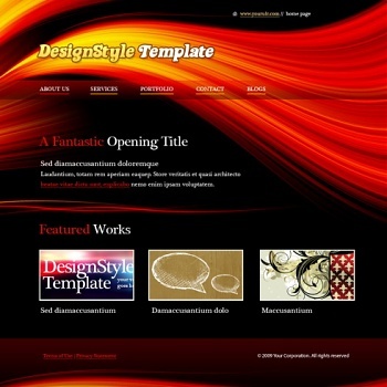 Abstract - Website Templates - DreamTemplate