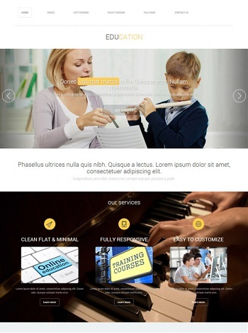 Education & Kids - Website Templates - DreamTemplate