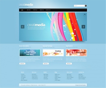 3D CUBER - CSS Templates - DreamTemplate