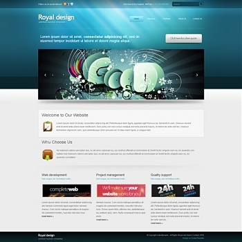 3D CUBER - CSS Templates - DreamTemplate