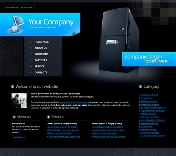 Computers & Technology - Website Templates - DreamTemplate