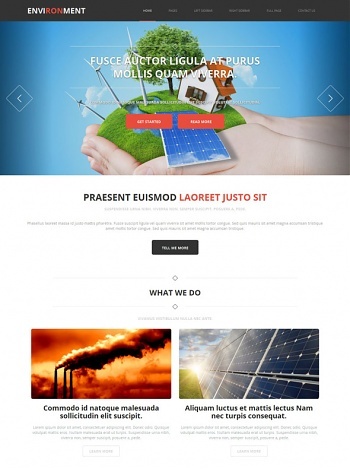 Environmental - Website Templates - DreamTemplate