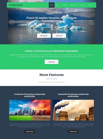 Environmental - Website Templates - DreamTemplate