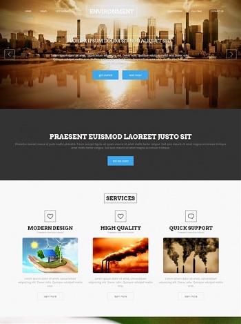 Environmental - Website Templates - DreamTemplate