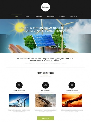 Environmental - Website Templates - DreamTemplate