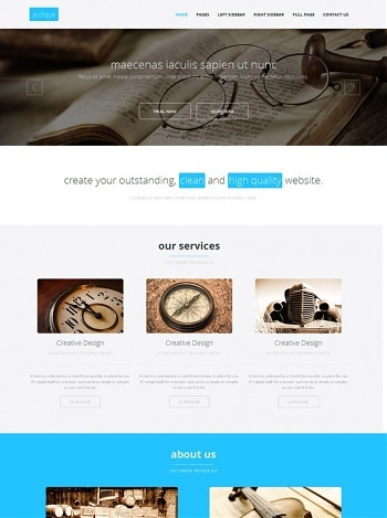 Antique - Website Templates - DreamTemplate