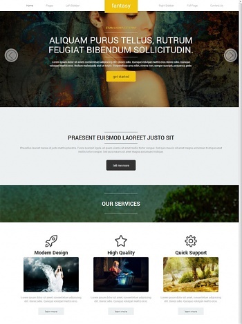 Fantasy - Website Templates - DreamTemplate