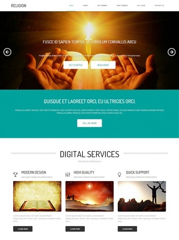 Religion - Website Templates - DreamTemplate
