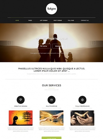 Religion - Website Templates - DreamTemplate