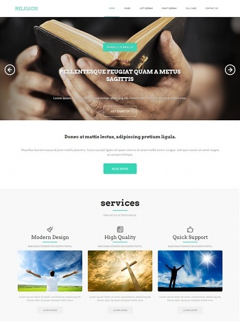 Religion - Website Templates - DreamTemplate