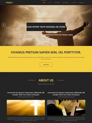 Religion - Website Templates - DreamTemplate