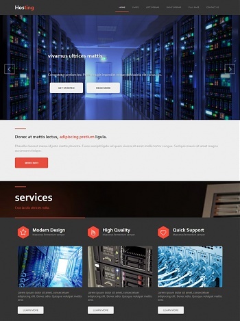 Web Hosting - Website Templates - DreamTemplate