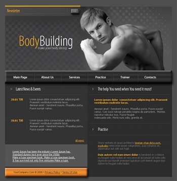 Sports & Fitness - Website Templates - DreamTemplate