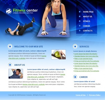 Sports & Fitness - Website Templates - DreamTemplate