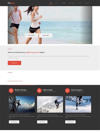 Sports & Fitness - Website Templates - DreamTemplate