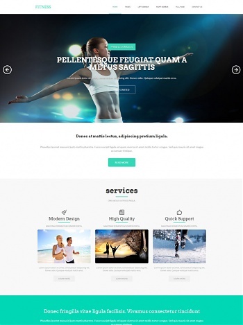 Sports & Fitness - Website Templates - DreamTemplate