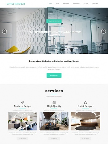Office Interior - Interior & Furniture - Website Templates - DreamTemplate