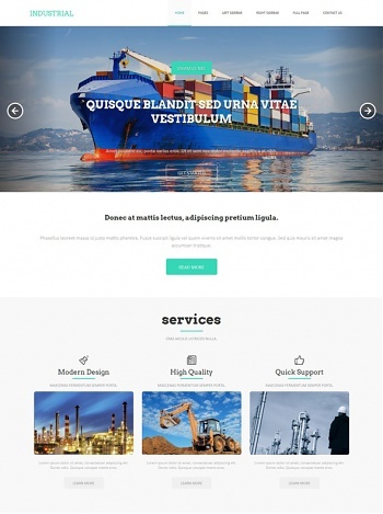 Industrial & History - Website Templates - DreamTemplate