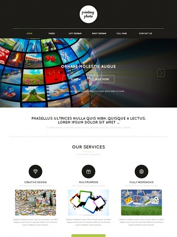 Photo Printing - Art & Photography - Website Templates - DreamTemplate