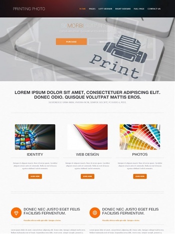 Photo Printing - Art & Photography - Website Templates - DreamTemplate