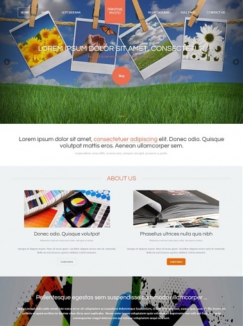 Photo Printing - Art & Photography - Website Templates - DreamTemplate