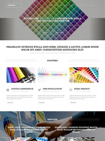 Photo Printing - Art & Photography - Website Templates - DreamTemplate