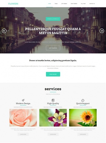 Flower - Website Templates - DreamTemplate