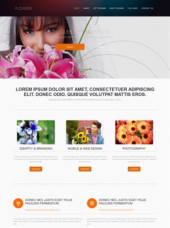 Flower - Website Templates - DreamTemplate