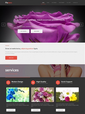 Flower - Website Templates - DreamTemplate