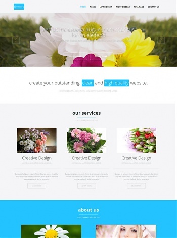 Flower - Website Templates - DreamTemplate