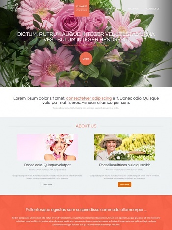 Flower - Website Templates - DreamTemplate