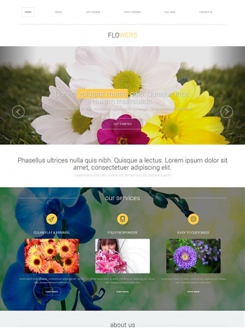Flower - Website Templates - DreamTemplate