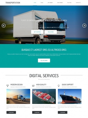 Cars & Transportation - Website Templates - DreamTemplate