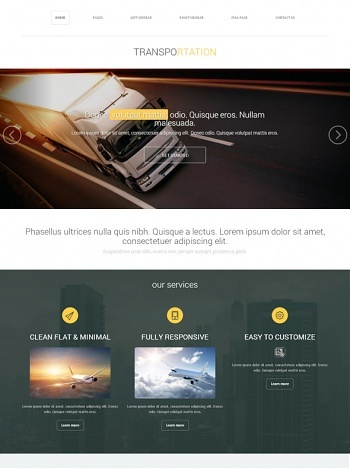 Cars & Transportation - Website Templates - DreamTemplate