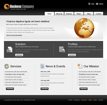 Business - Website Templates - DreamTemplate