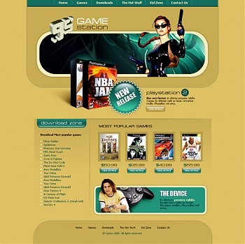 Games & Fun - Website Templates - DreamTemplate