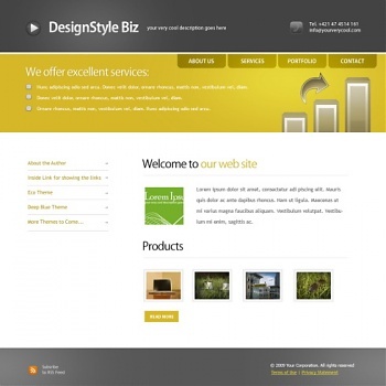 Web 2.0 Style - Website Templates - DreamTemplate