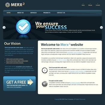 Web 2.0 Style - Website Templates - DreamTemplate