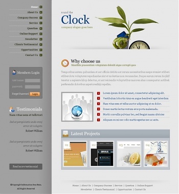 Web 2.0 Style - Website Templates - DreamTemplate
