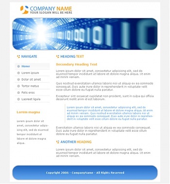 Web 2.0 Style - Website Templates - DreamTemplate