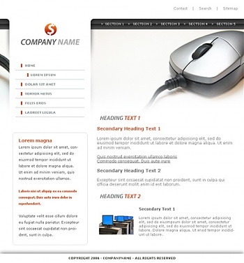 Web 2.0 Style - Website Templates - DreamTemplate