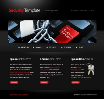 Military & Security - Website Templates - DreamTemplate