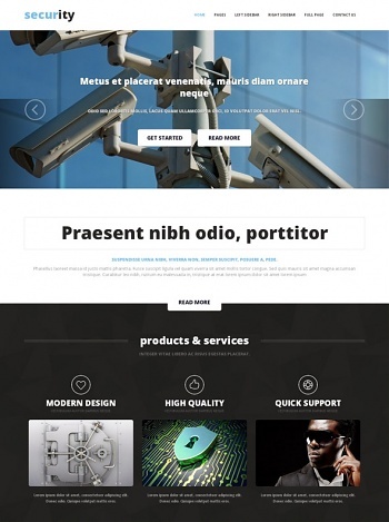 Military & Security - Website Templates - DreamTemplate