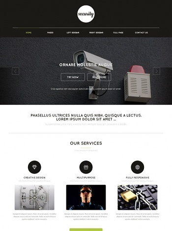 Military & Security - Website Templates - DreamTemplate