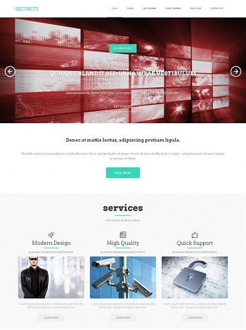Military & Security - Website Templates - DreamTemplate