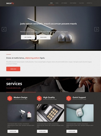 Military & Security - Website Templates - DreamTemplate