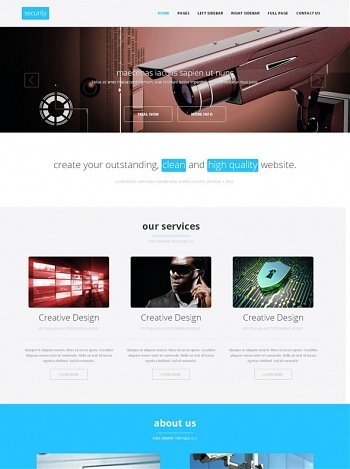 Military & Security - Website Templates - DreamTemplate