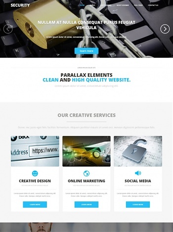 Military & Security - Website Templates - DreamTemplate