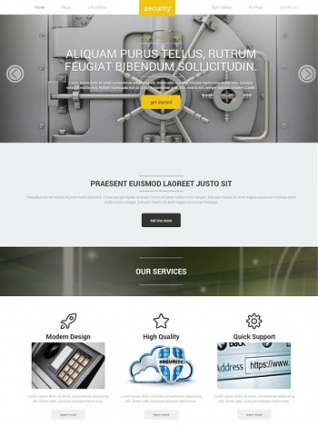 Military & Security - Website Templates - DreamTemplate